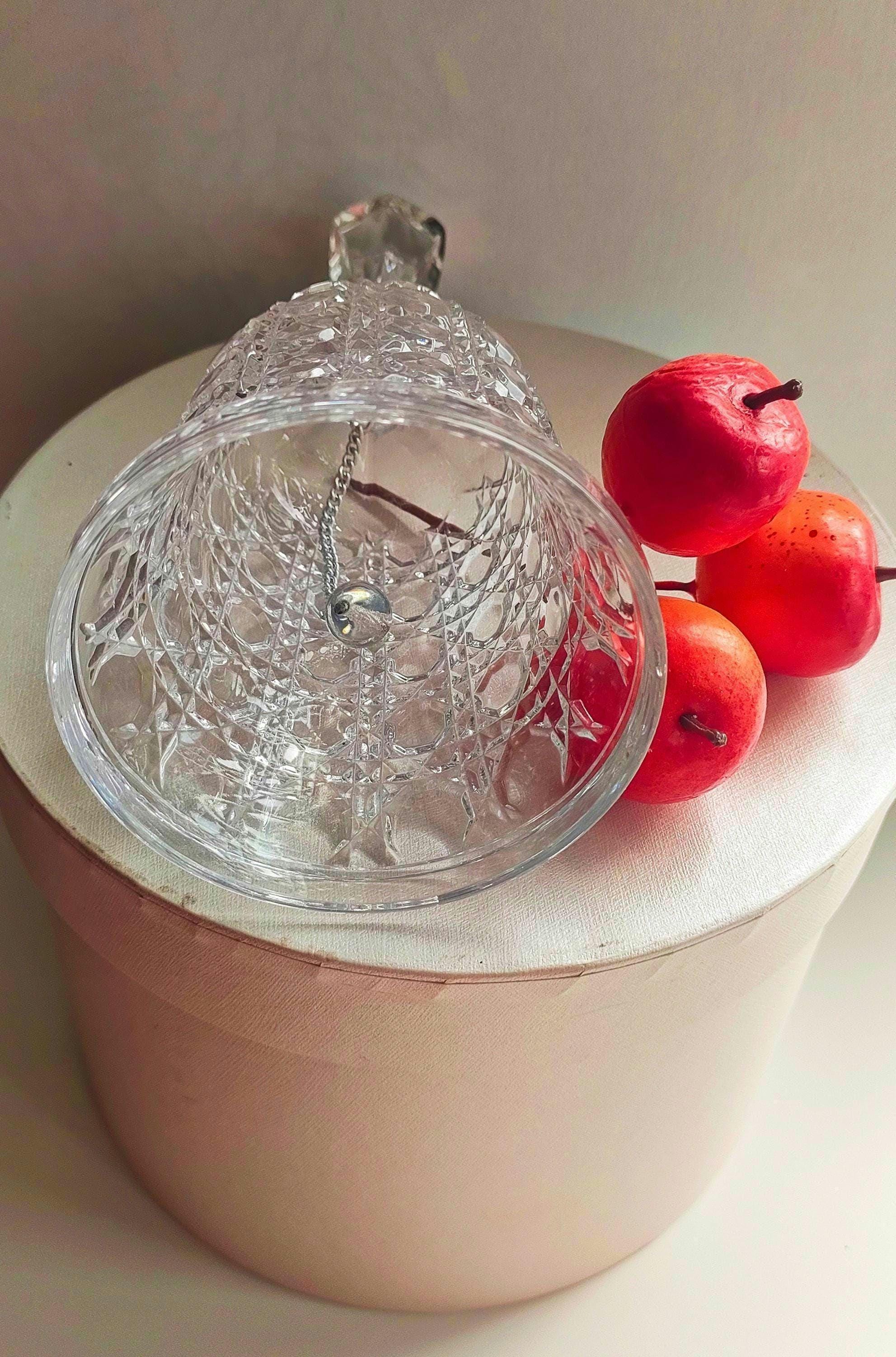 Vintage Cut Glass Crystal Bell in Perfect Condition. - Etsy