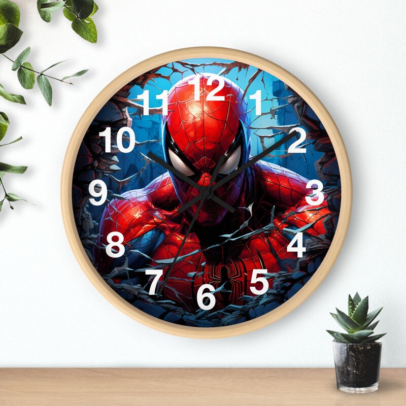 Spiderman Clocks - Etsy