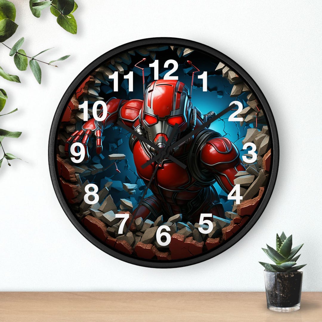Ant Hero Wall Clock - Etsy