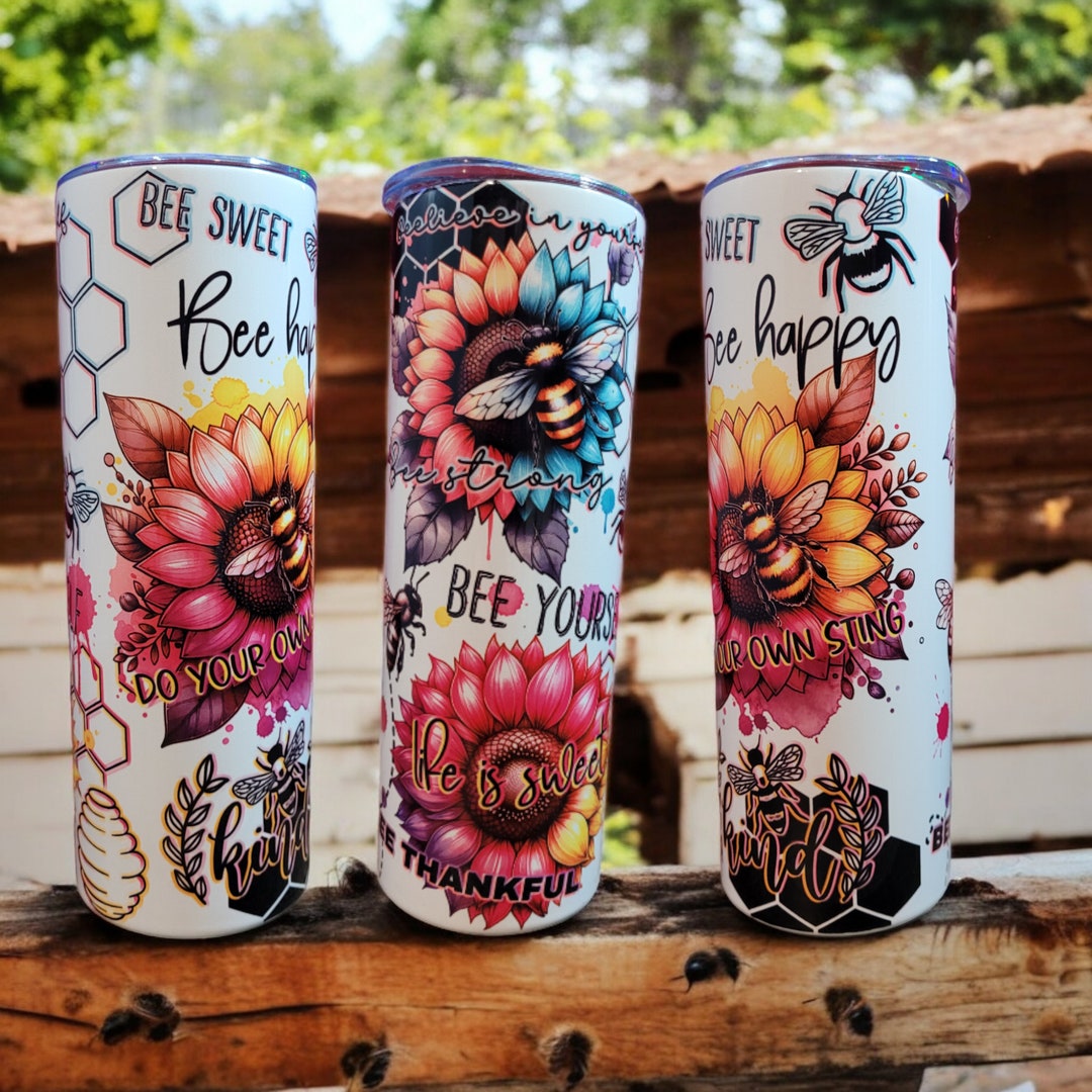 Bee Affirmation Tumbler - Etsy