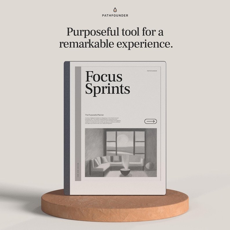 Focus Sprint Tool for Remarkable 2 | Pomodoro Planner Template and ...