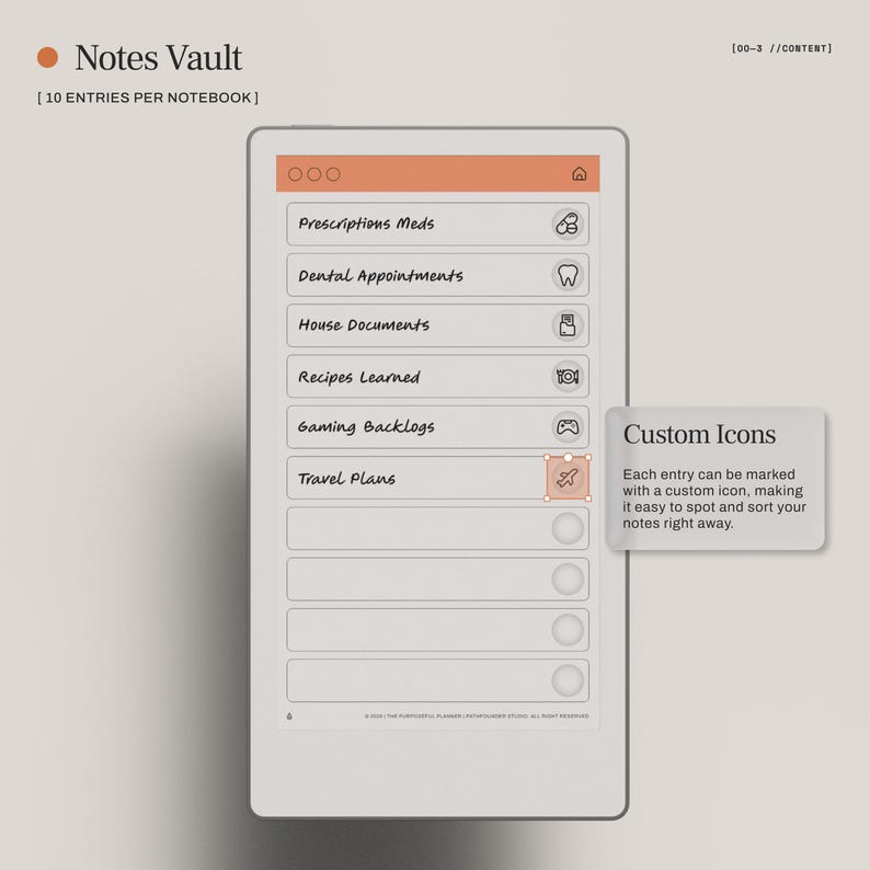 Dot Grid Colored Notebook for Remarkable Paper Pro Move | Digital ...