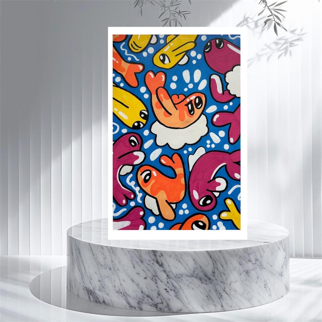 Digital "tatsugiri" Art Print - Etsy