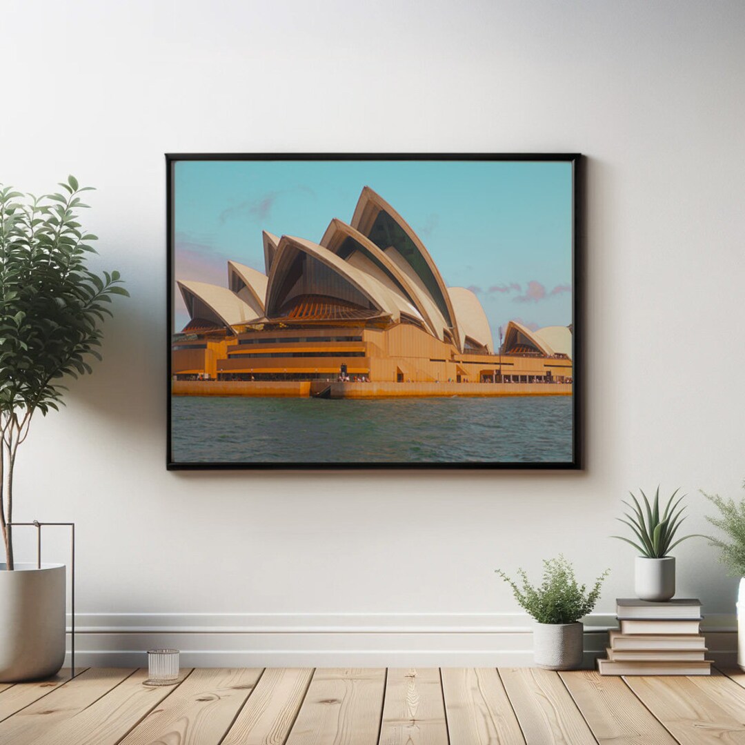 Sydney Opera House Colorful, Sydney Opera House, Australian Wall Art ...