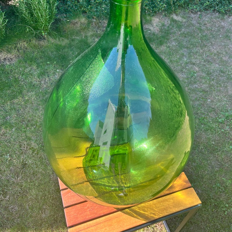 Green Demijohn - Etsy