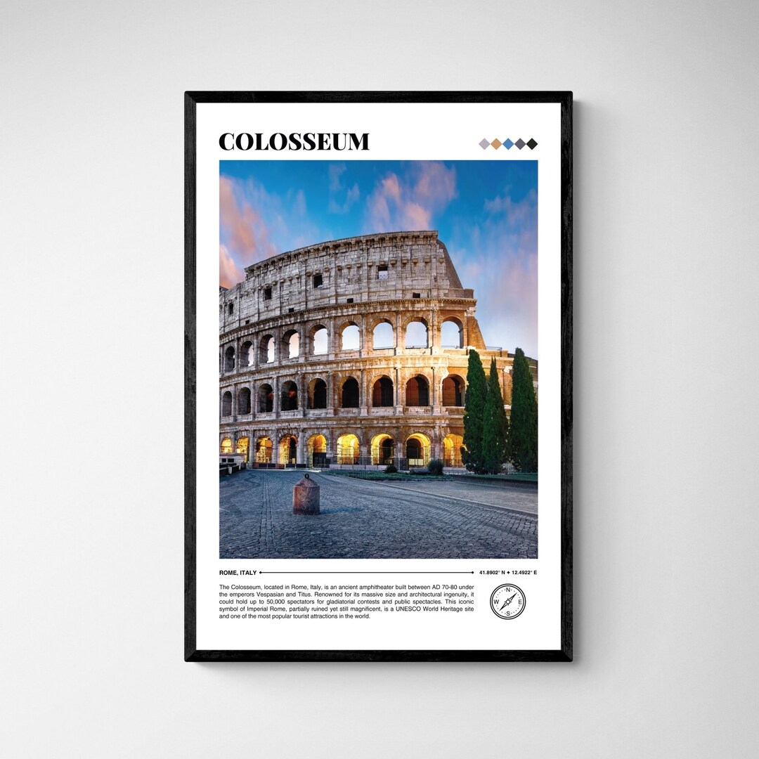 Colosseum Print, Colosseum Poster, Colosseum Photo, Colosseum Wall Art ...