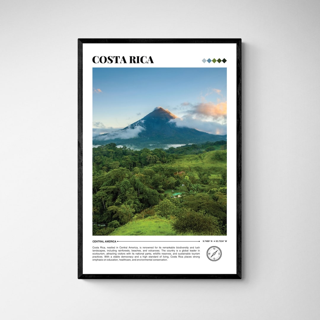 Costa Rica Print, Costa Rica Poster, Costa Rica Photo, Costa Rica Wall ...