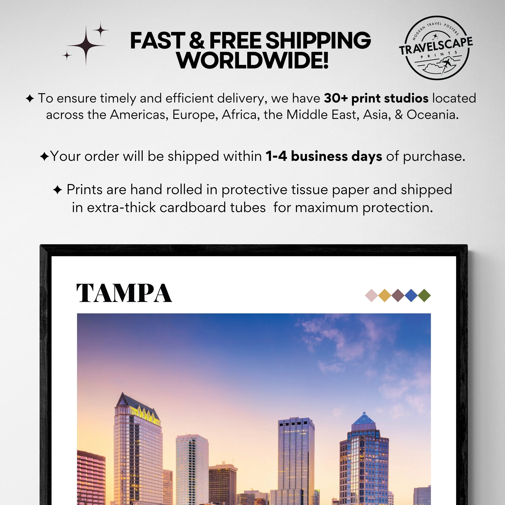 Tampa Print, Tampa Poster, Tampa Photo, Tampa Wall Art, Tampa Wall ...