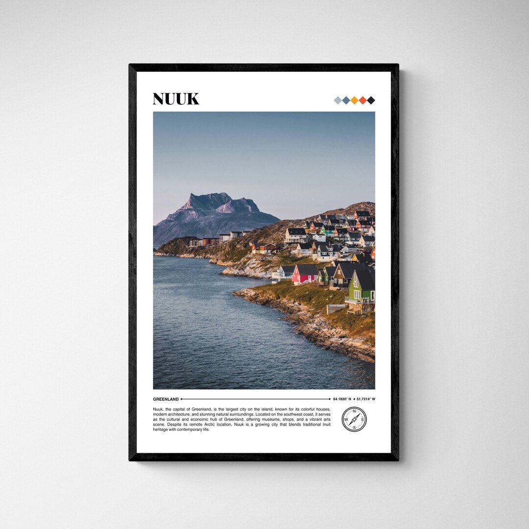Nuuk Print, Nuuk Poster, Nuuk Photo, Nuuk Wall Art, Nuuk Wall Decor ...