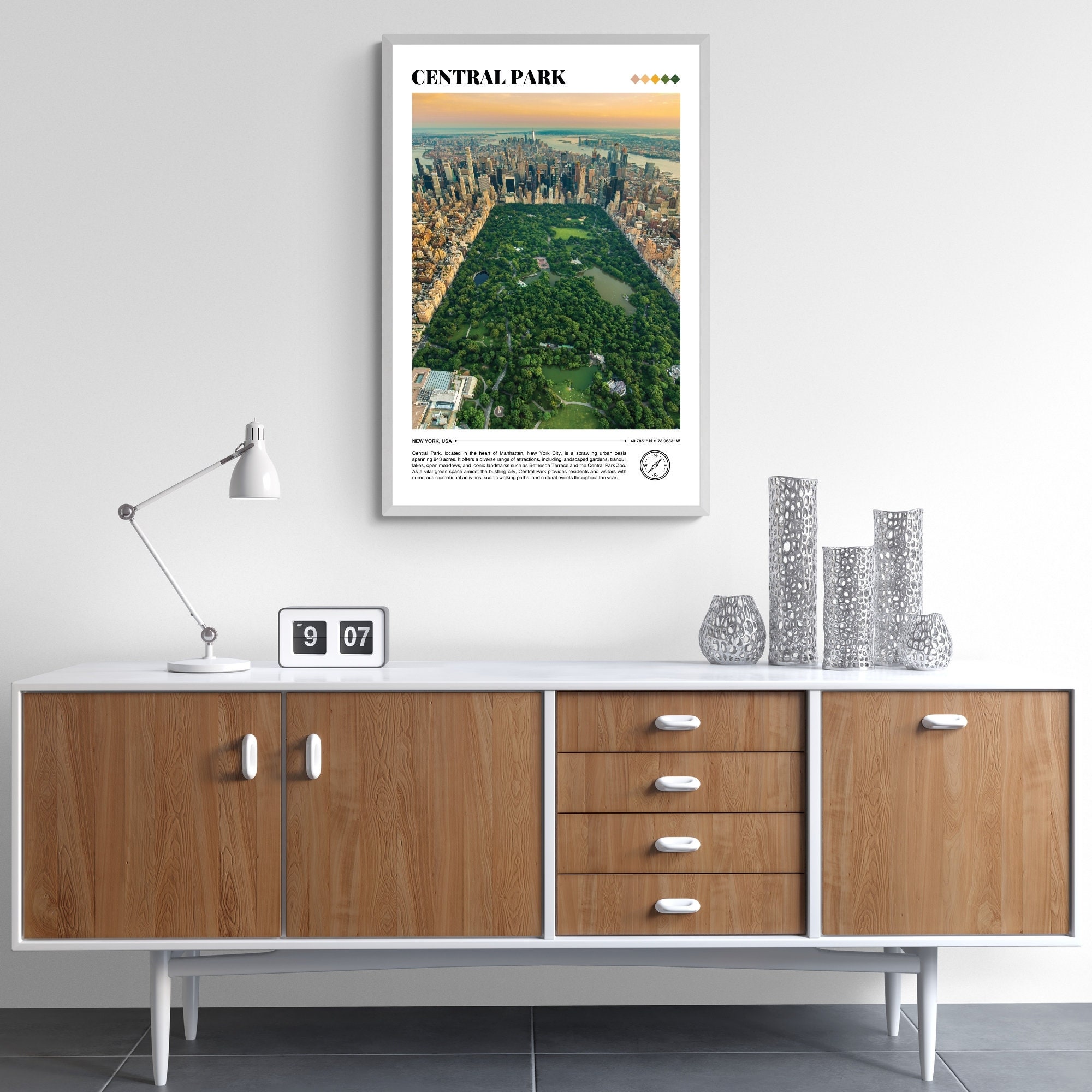 Central Park Print, Central Park Poster, Central Park Photo, Central ...