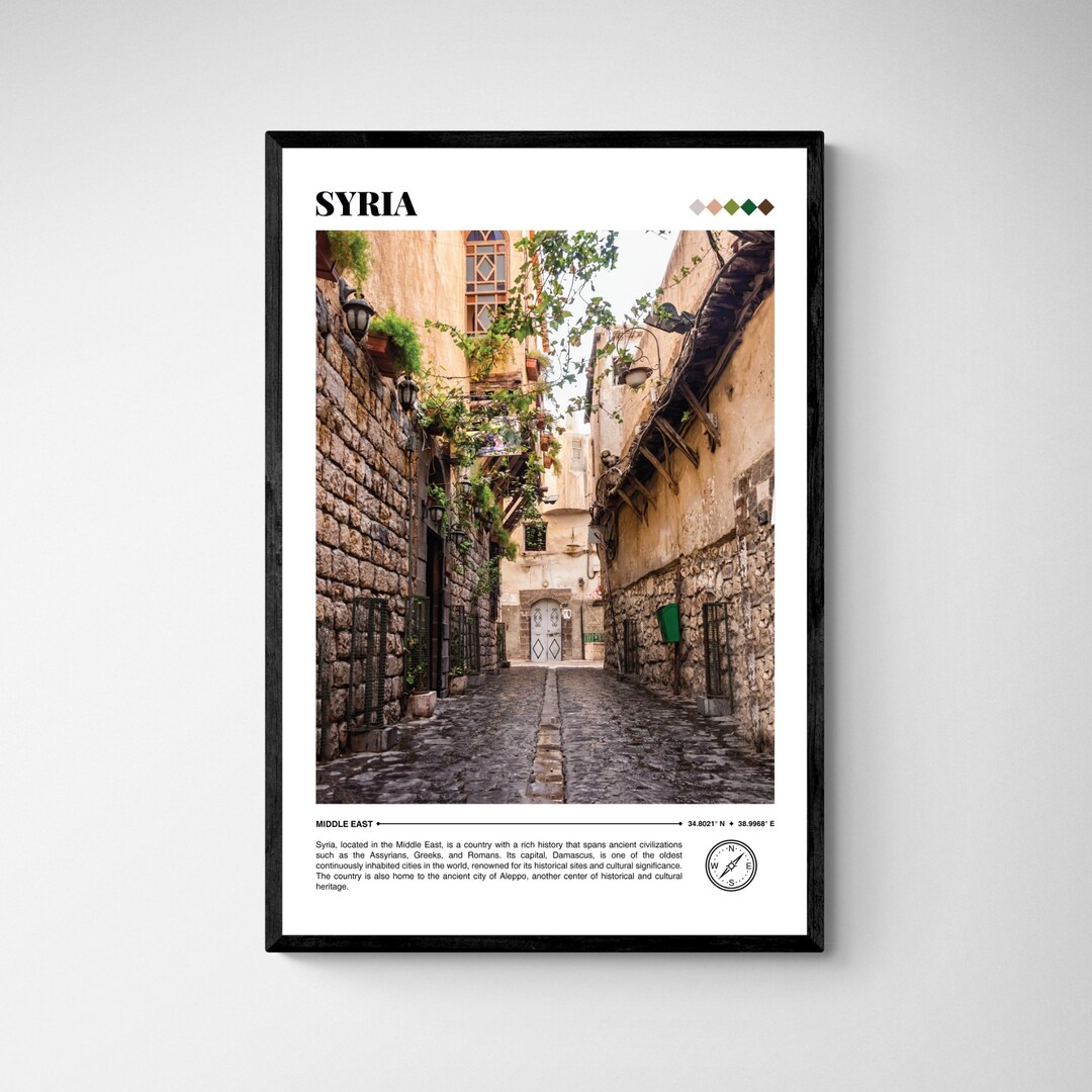 Syria Print, Syria Poster, Syria Photo, Syria Wall Art, Syria Wall ...