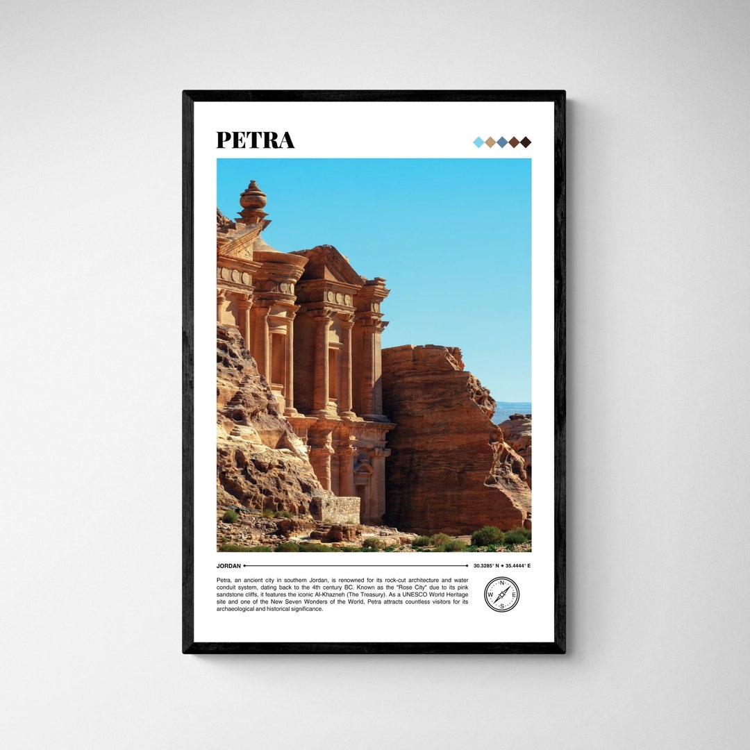 Petra Print, Petra Poster, Petra Photo, Petra Wall Art, Petra Wall Decor, Southern Jordan, Al ...