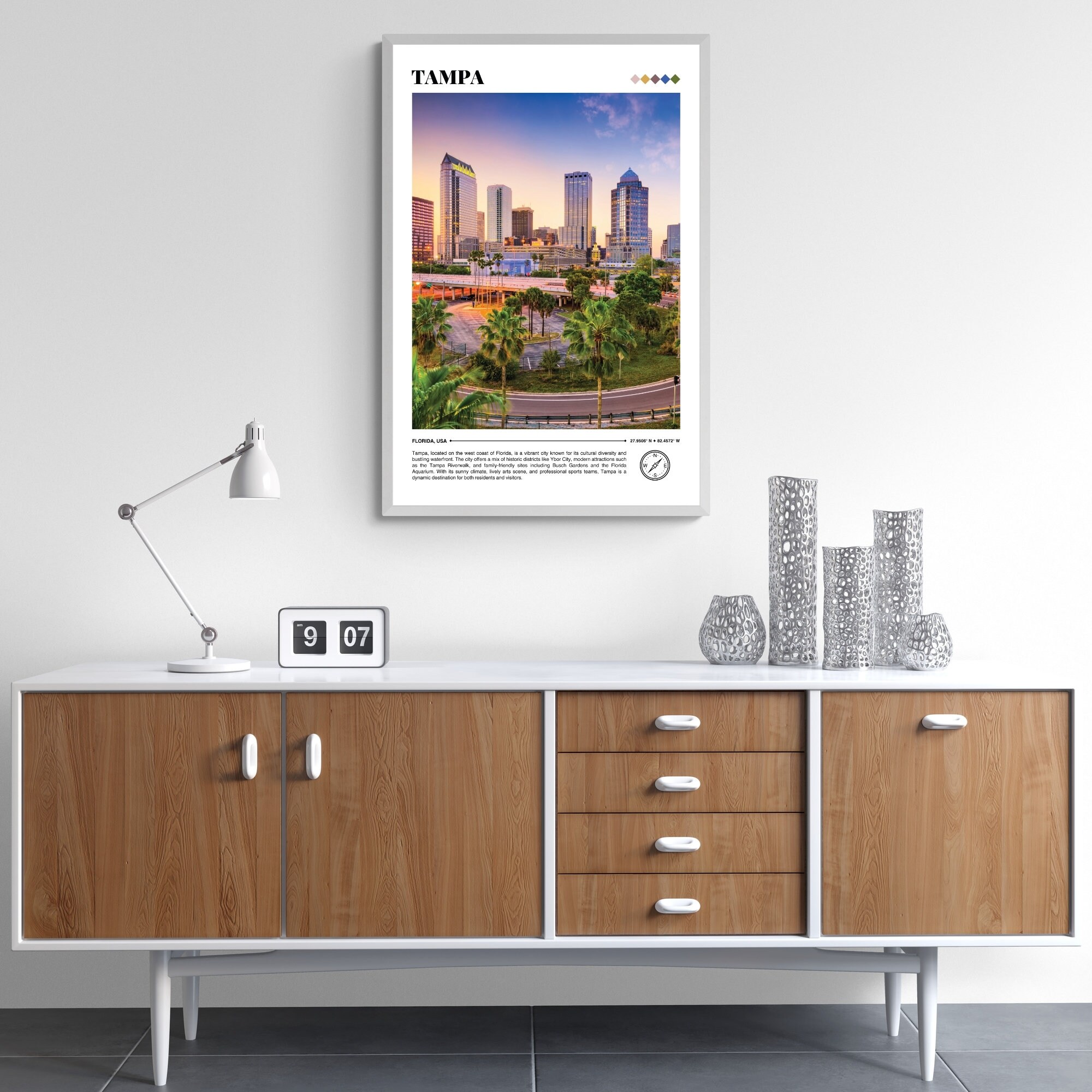 Tampa Print, Tampa Poster, Tampa Photo, Tampa Wall Art, Tampa Wall ...