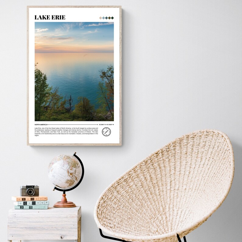 Lake Erie Print, Lake Erie Poster, Lake Erie Photo, Lake Erie Wall Art ...