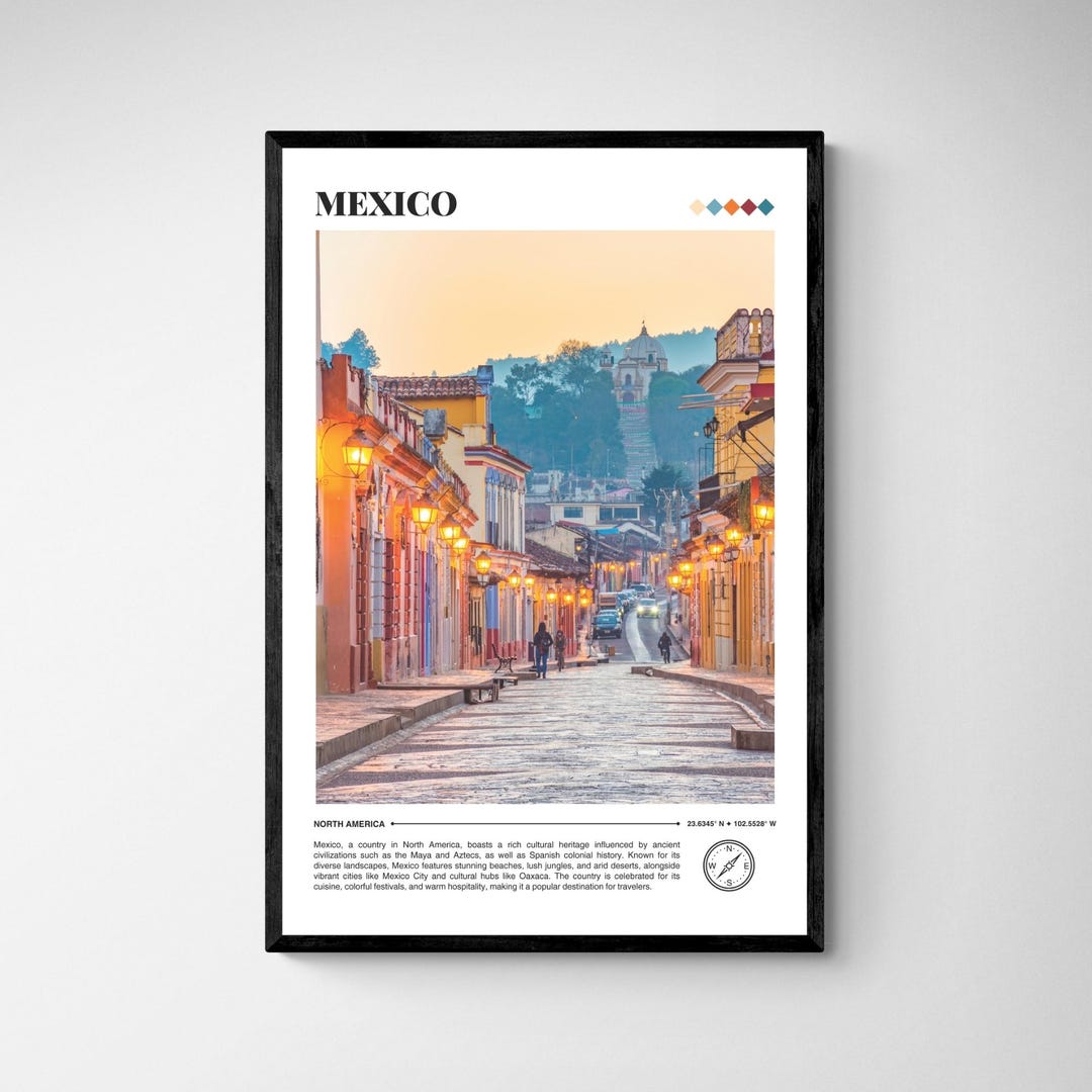 Mexico Print, Mexico Wall Art, Mexico Poster, Mexico Photo, Mexico Poster Print, Mexico Wall ...