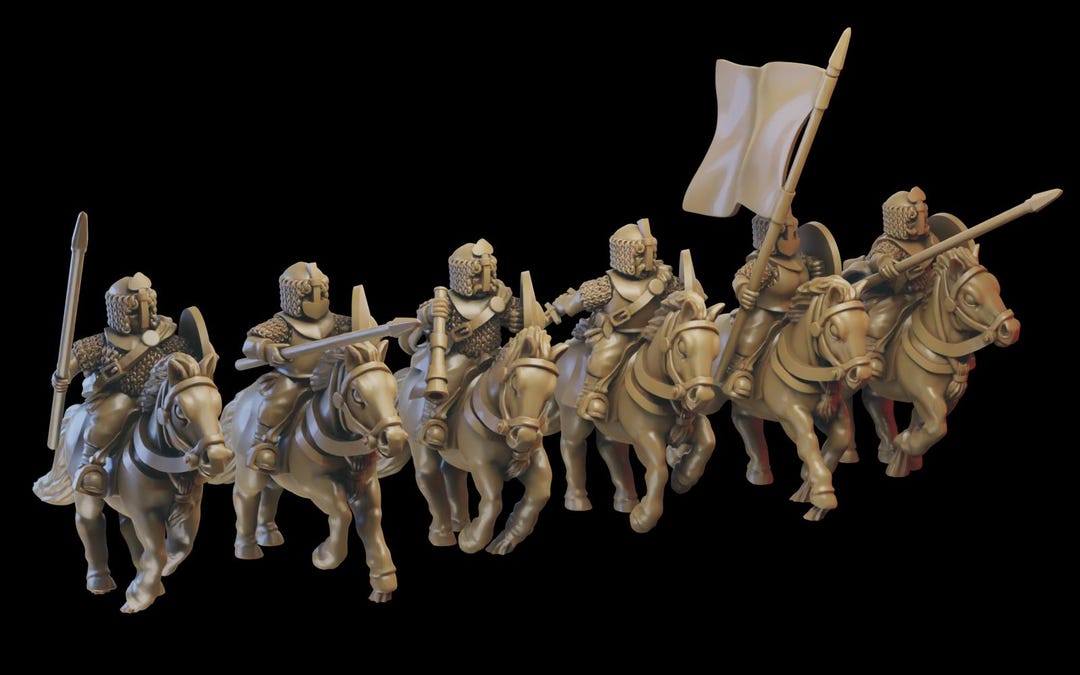 6x Halfling Cavalry Ilhadiel Empire Knights Mootland - Etsy