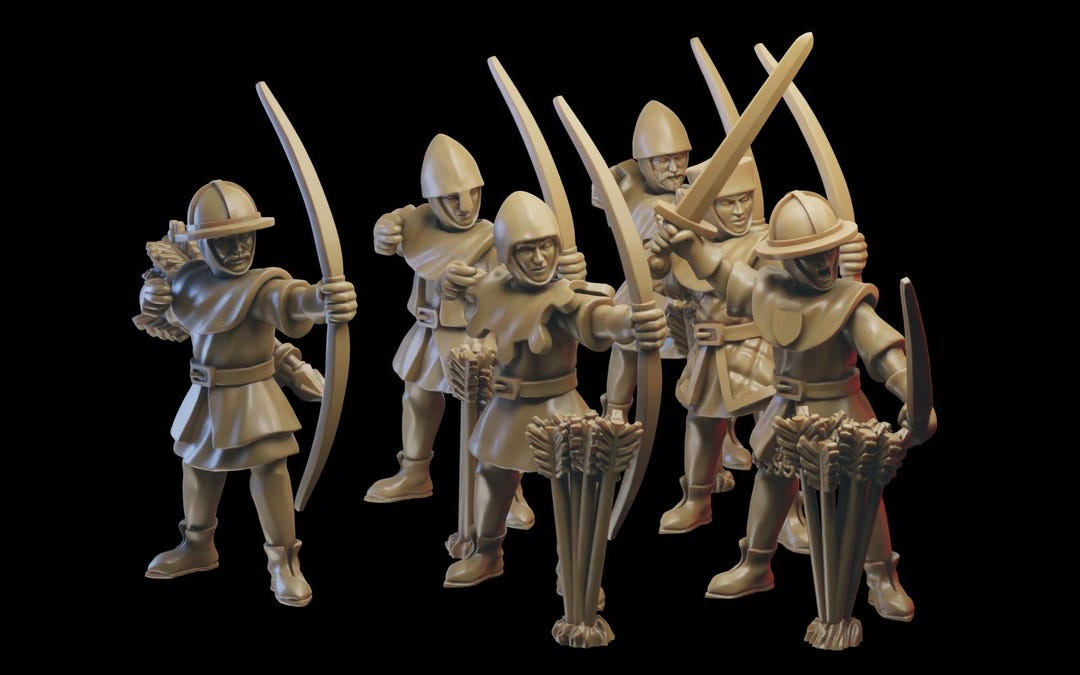 Peasant Bowman or Primitive Hand Gunners X10 Ilhadiel Bretonnia - Etsy