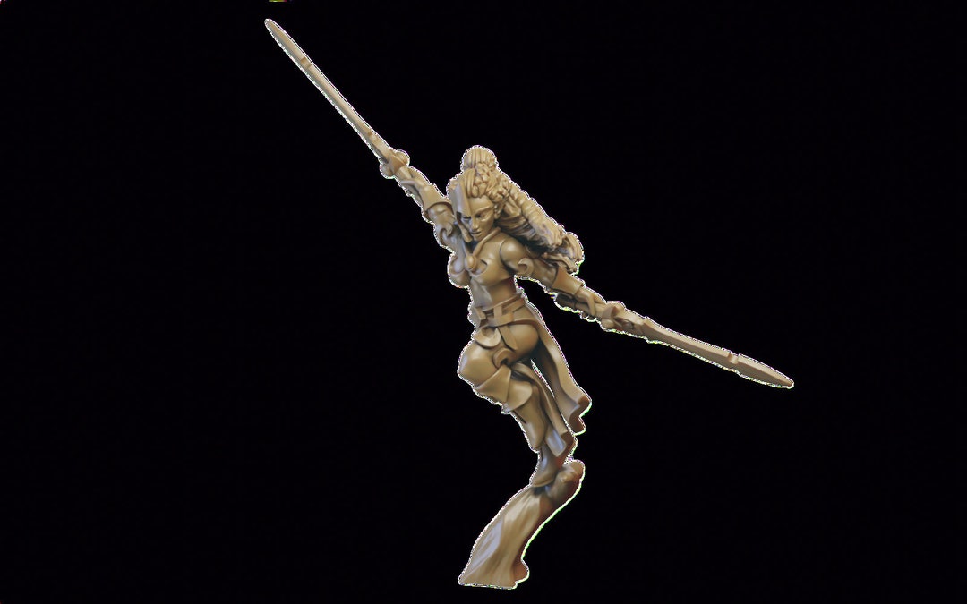 Wood Elf Bladedancer Hero Ilhadiel - Etsy