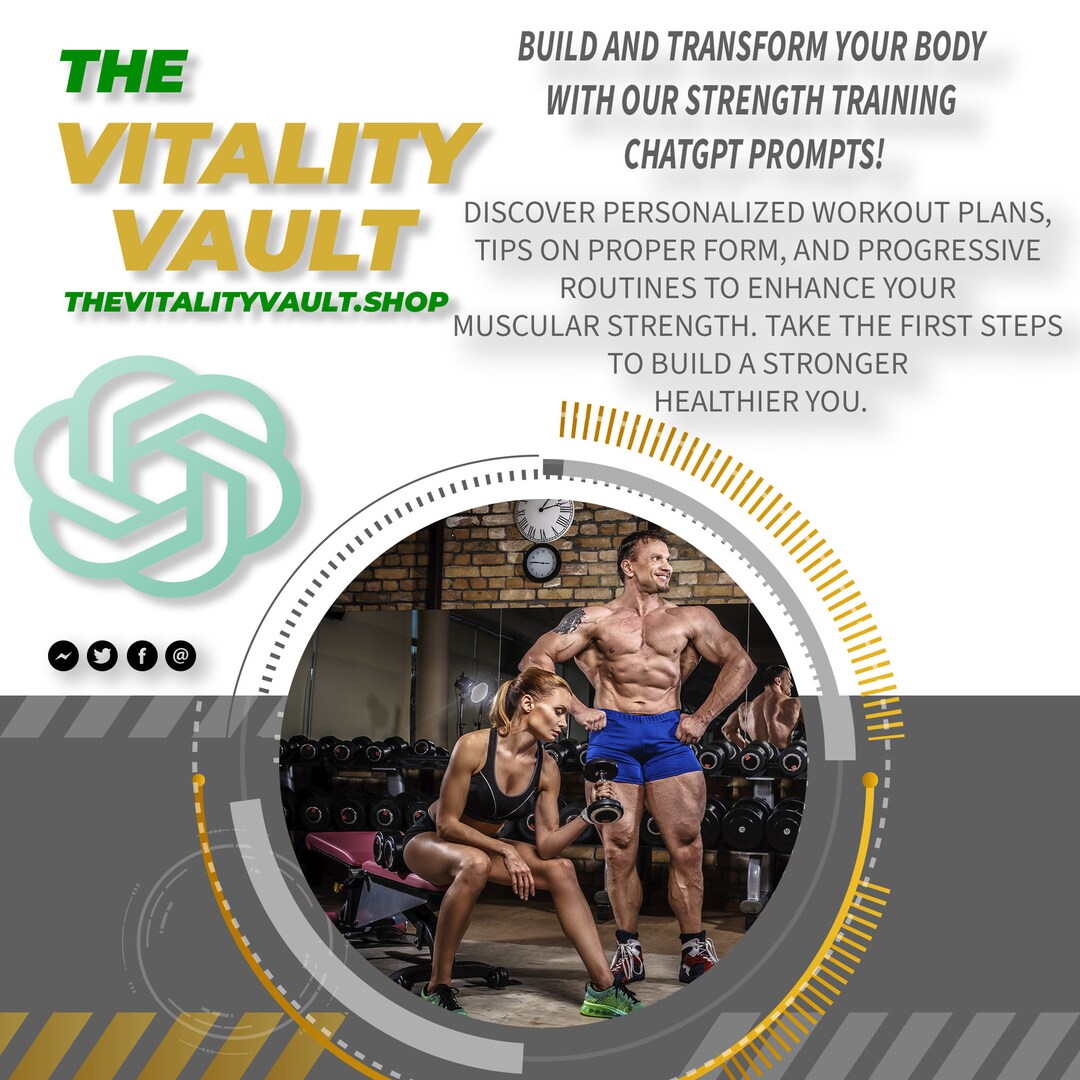 Ultimate Fitness Guide With Chatgpt Prompts: Strength Training, Rehab ...