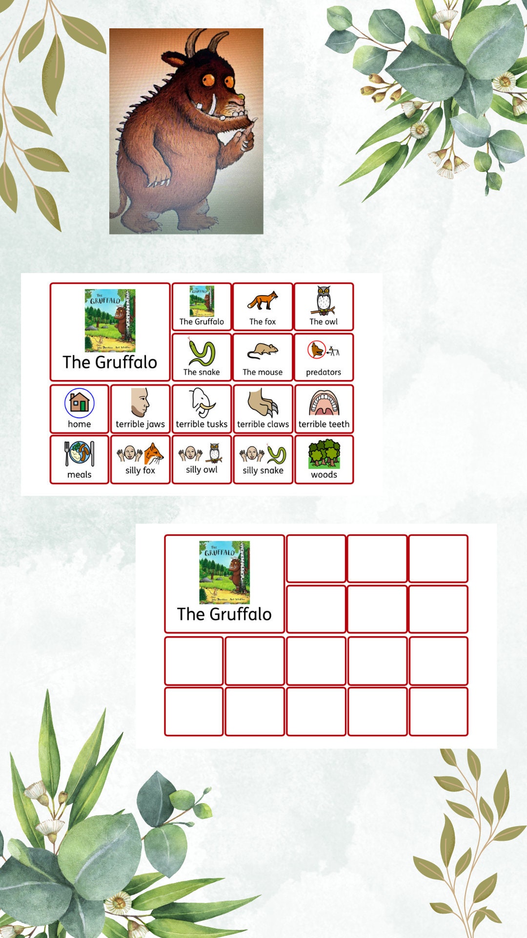 The Gruffalo: Activities for Speech & Language for Children With ...
