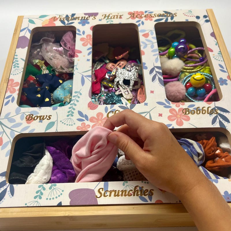 Hair Tie Organizer Box - Etsy
