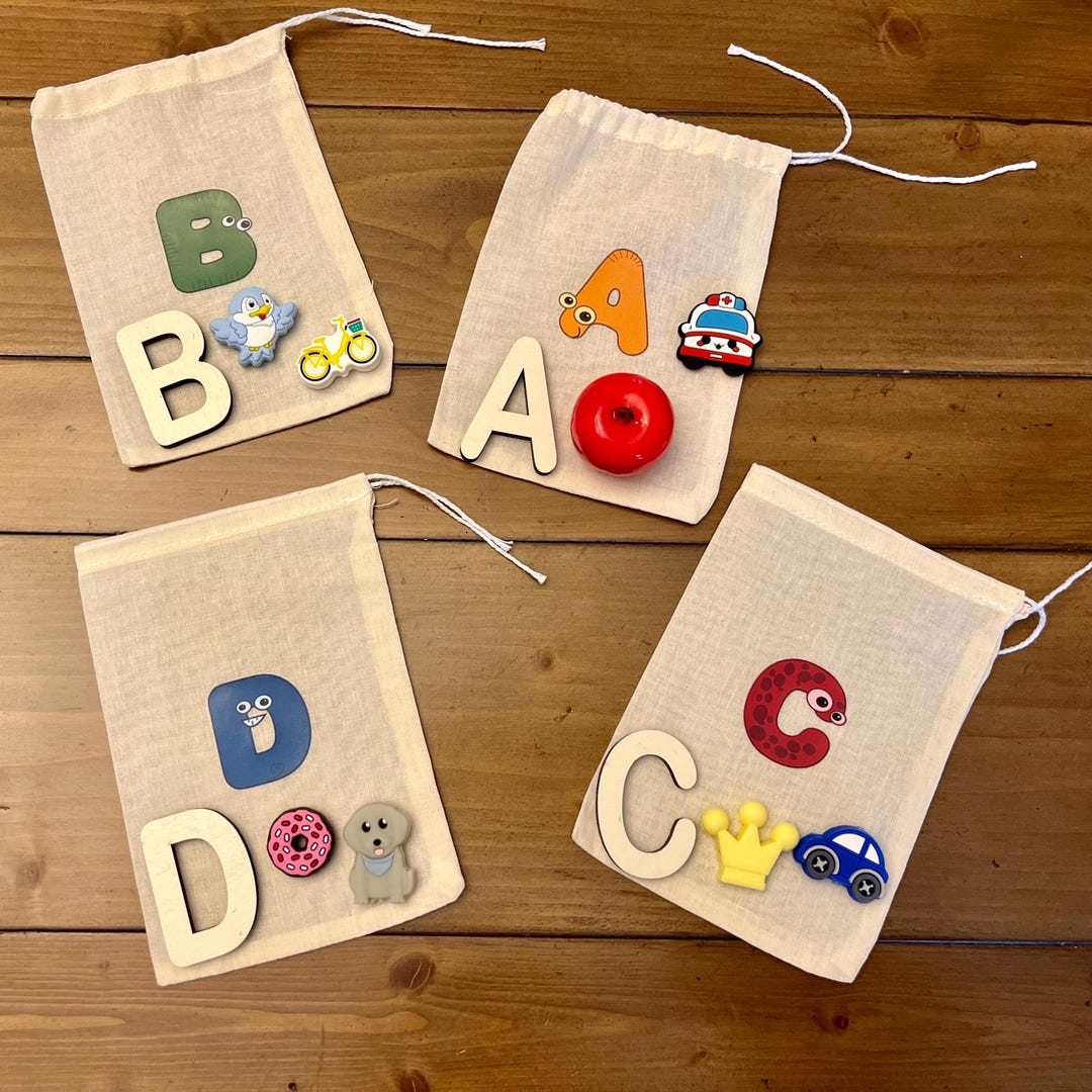 Alphabet Montessori Language Objects ABC Trinkets for Alphabet Letter ...