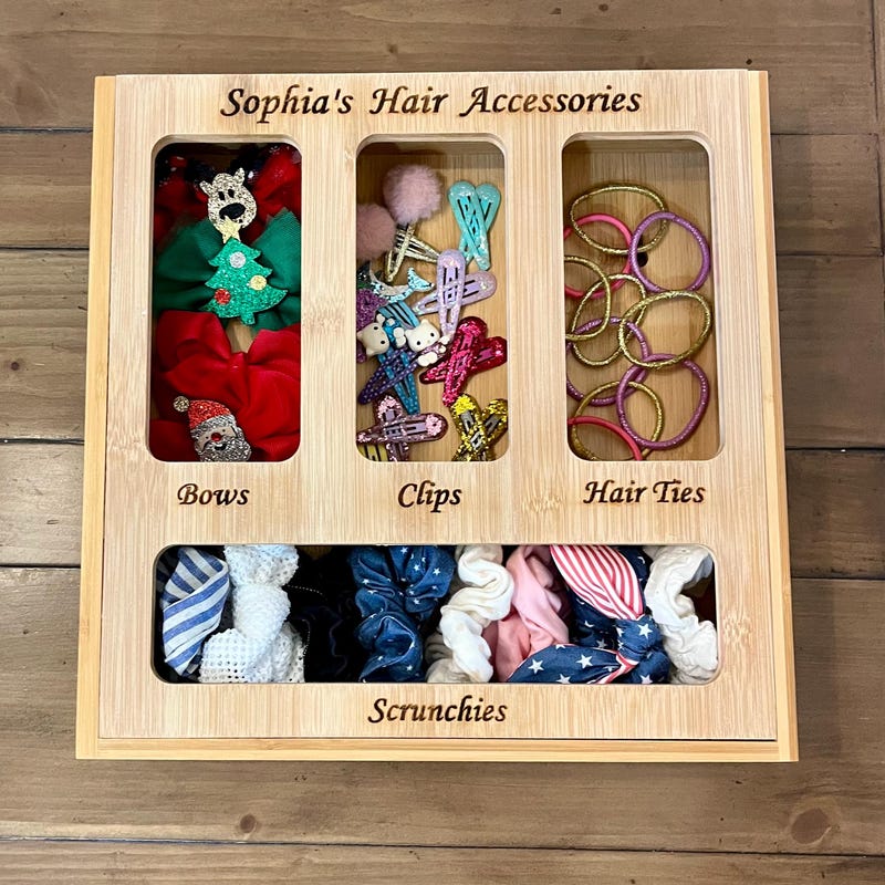 Kids Hair Accessories Storage - Etsy