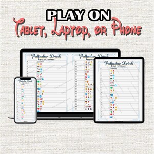Emoji Drink Pictionary: Fun Party Game (printable PDF) - Etsy