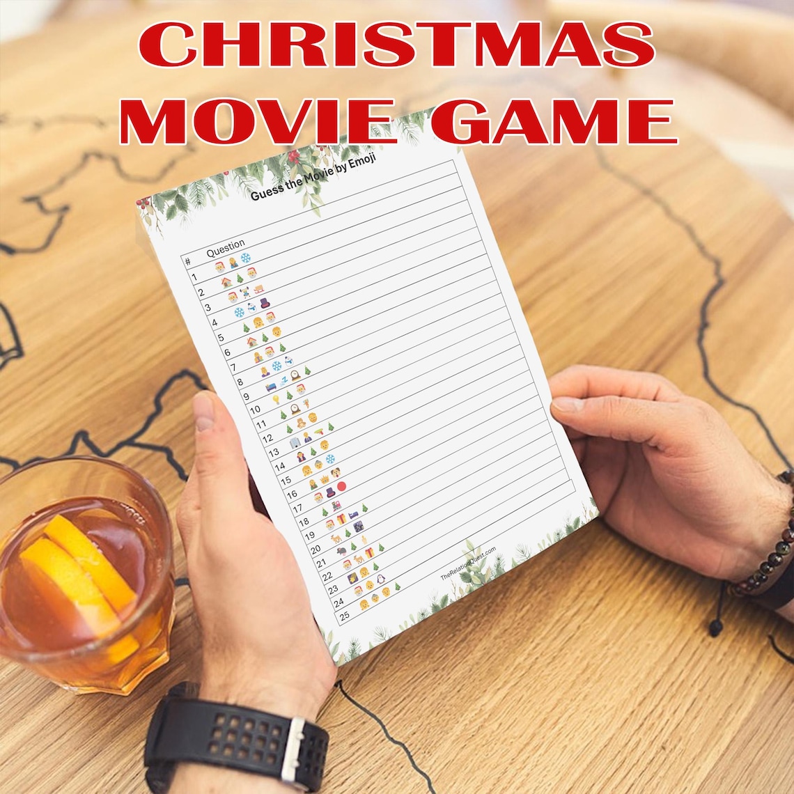Emoji Pictionary: Guess the Christmas Movie Interactive and Fun Brain ...