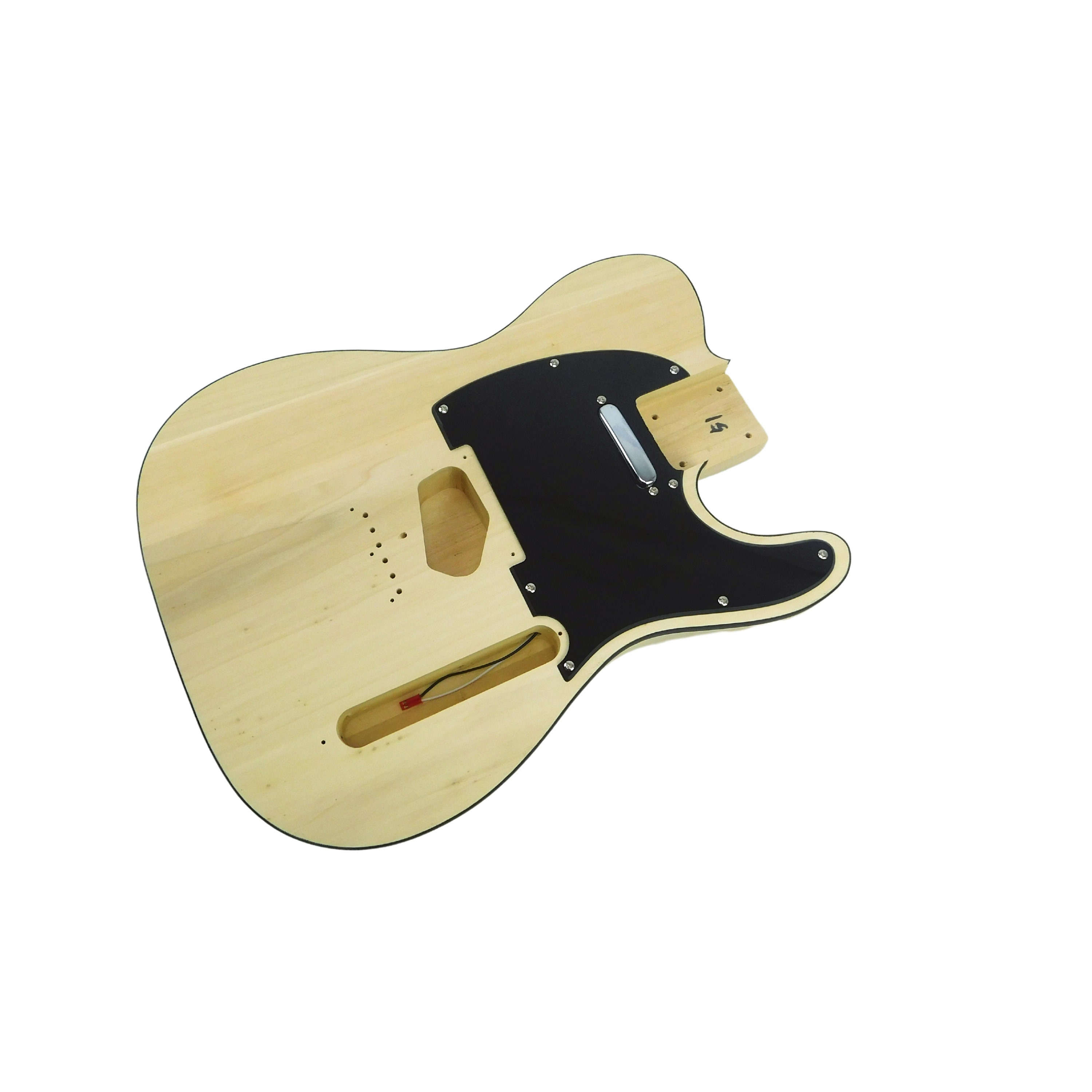 12 String Electric Guitar DIY Kit, No-soldering, S-S. Solid Basswood ...