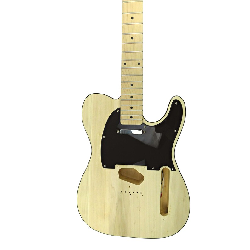 12 String Electric Guitar DIY Kit, No-soldering, S-S. Solid Basswood ...