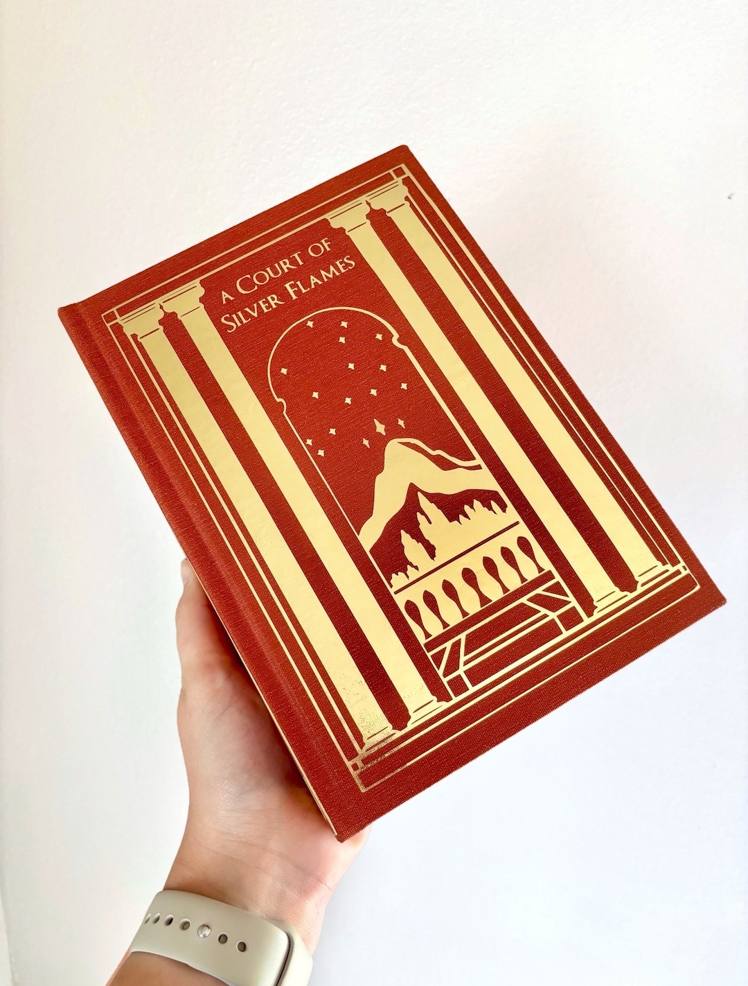 A Court of Silver Flames Sprayed Edges Rebound Book | ACOSF Handmade ...