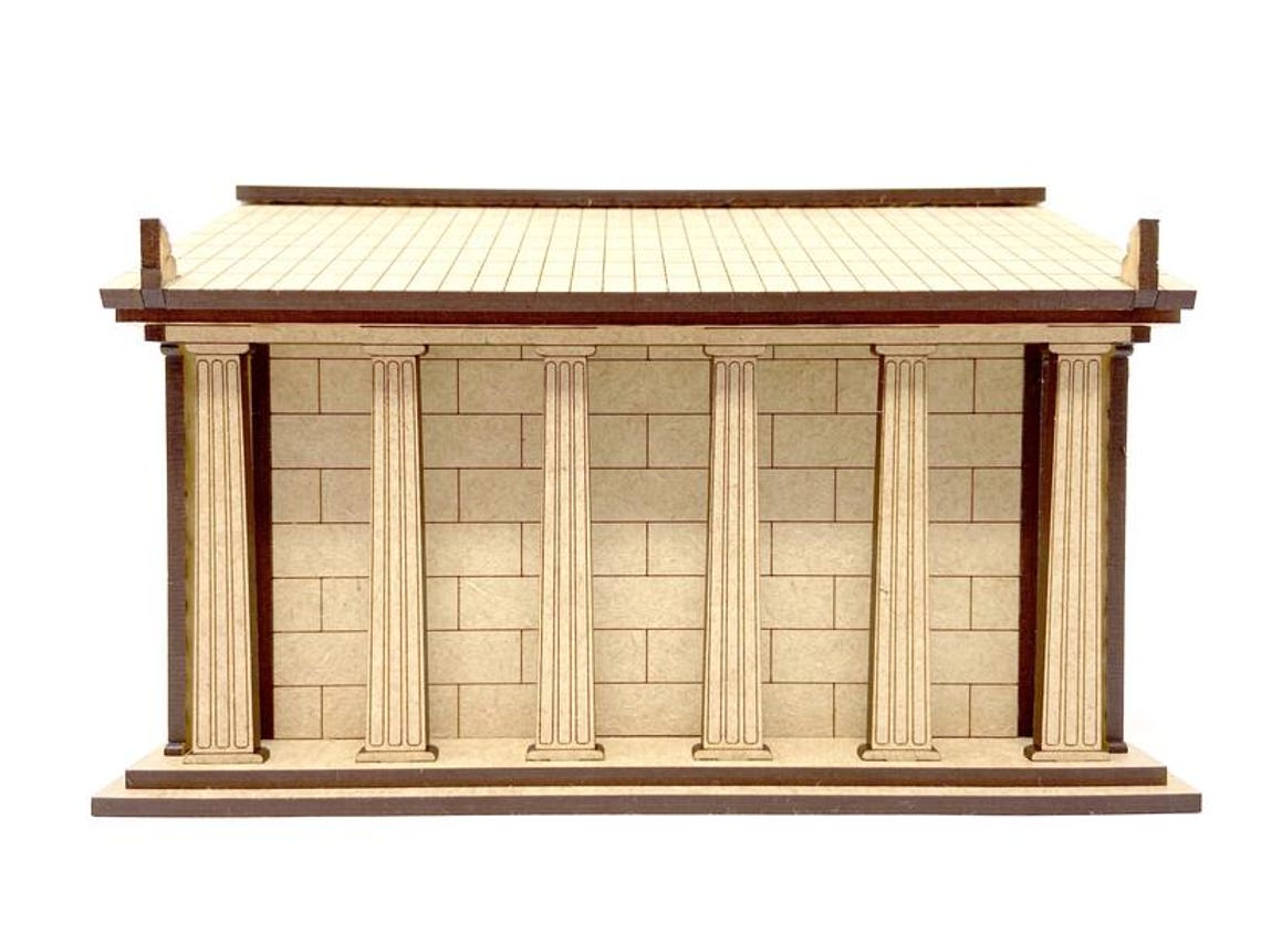 Laser Cut Greek Temple Recipe CDR DXF SVG Pdf Ai Vector Files - Etsy