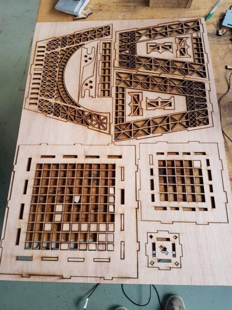 Laser Cut Eiffel Tower CDR DXF SVG Pdf Ai Vector Files - Etsy