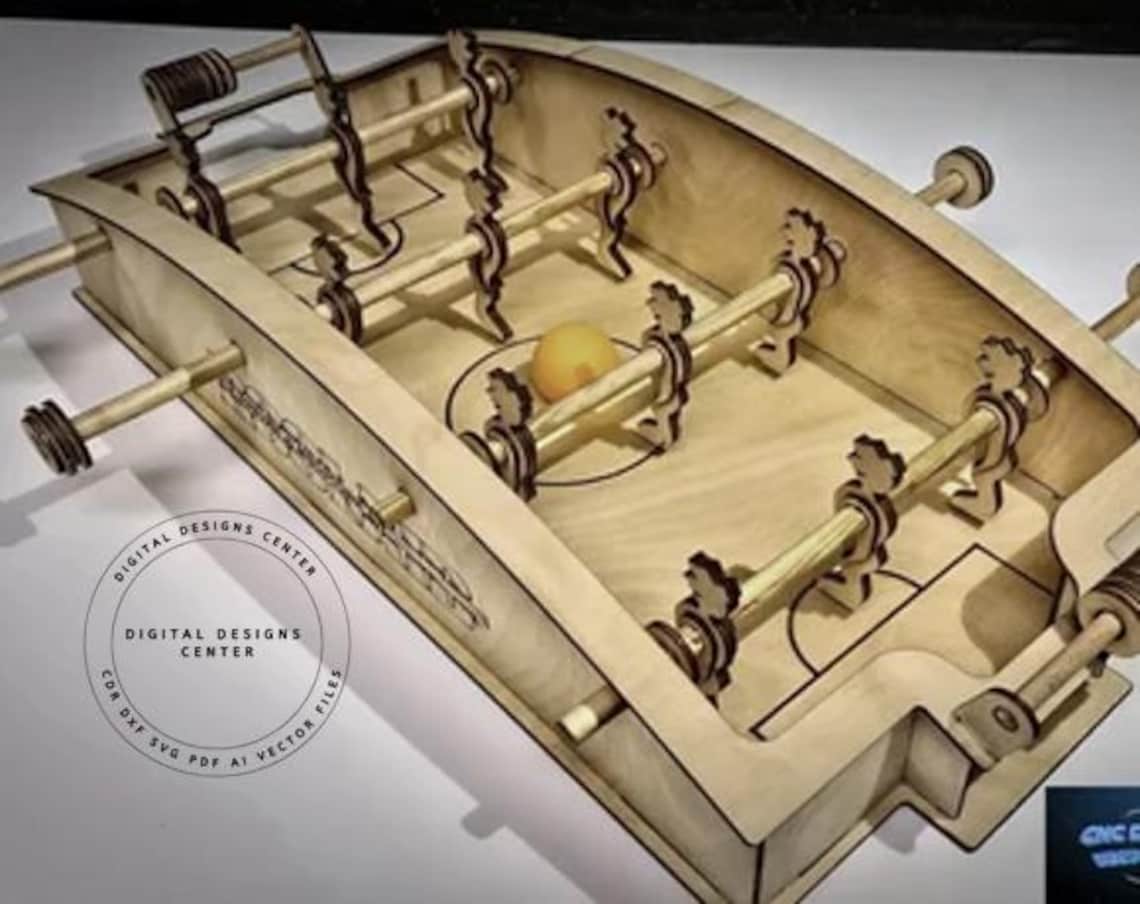 Laser Cut Soccer Game Table CDR DXF SVG Pdf Ai Vector Files - Etsy