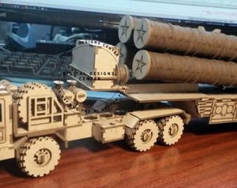 Laser Cut 3D Wooden Puzzle Loader Truck Toy Model Cdr Dxf Svg Ai Vector File - Etsy