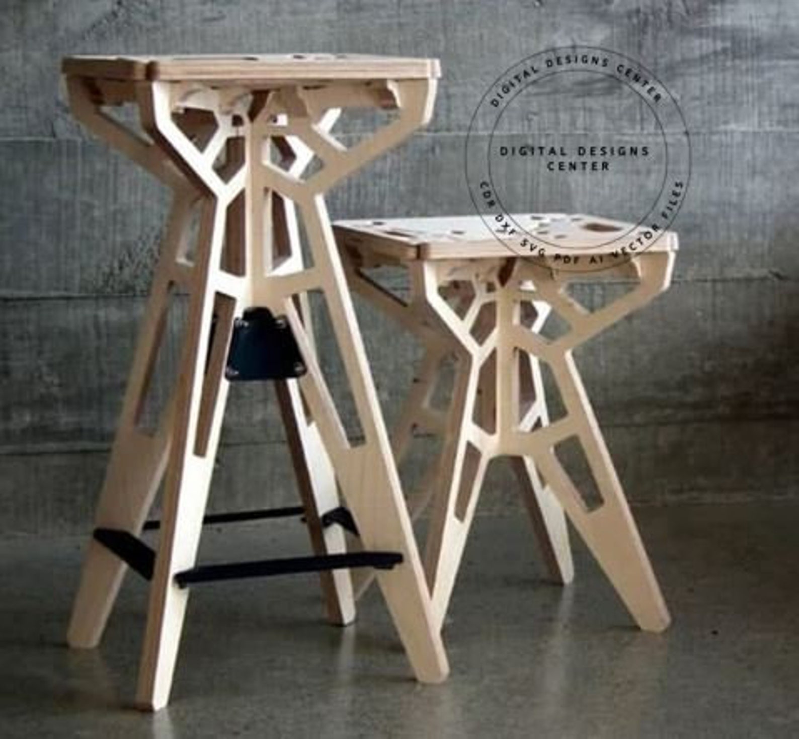 Laser Cut Woodworking Table CDR DXF SVG Pdf Ai Vector Files - Etsy UK