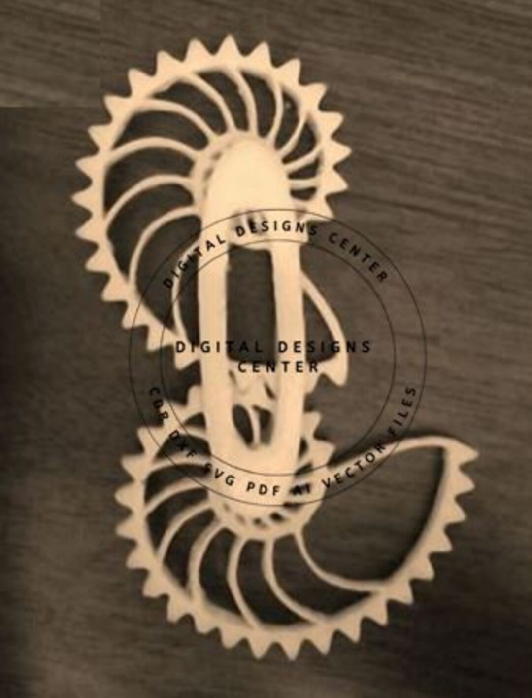 Laser Cut Nautilus Gears Toy Model CDR DXF SVG Pdf Ai Vector Files - Etsy