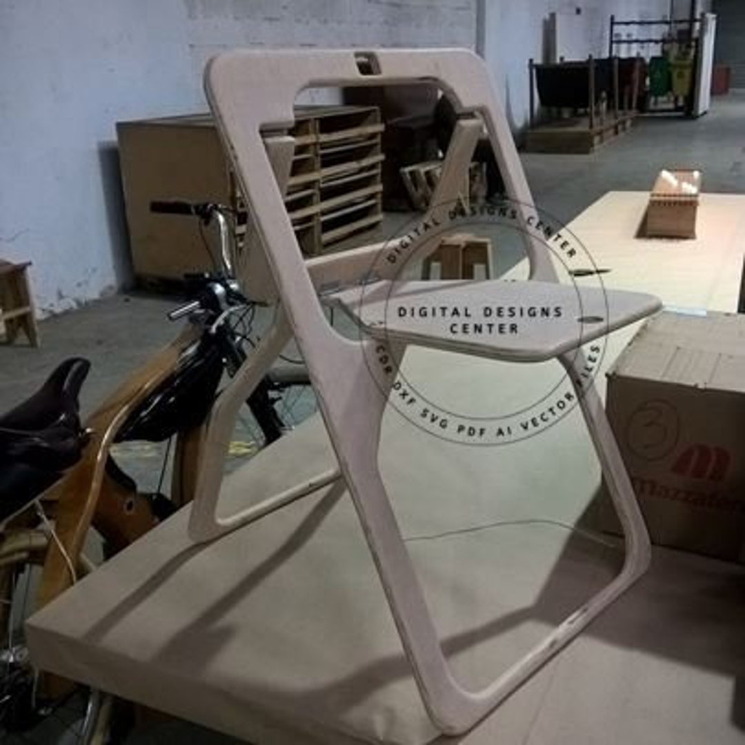 Laser Cut Folding Chair Cnc Router CDR DXF SVG Pdf Ai Vector Files - Etsy