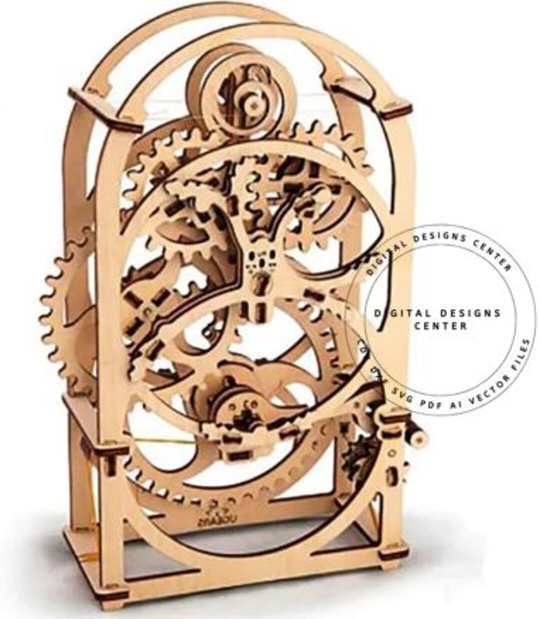 Laser Cut Timer Gear Model CDR DXF SVG Pdf Ai Vector Files - Etsy UK
