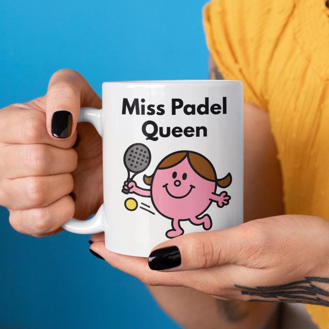 Miss Padel Queen Mug - Cute Padel Gift, Padel Player Mug, Padel Gift ...