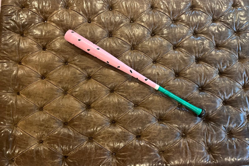 Pink Watermelon Plastic Baseball Bat - Etsy