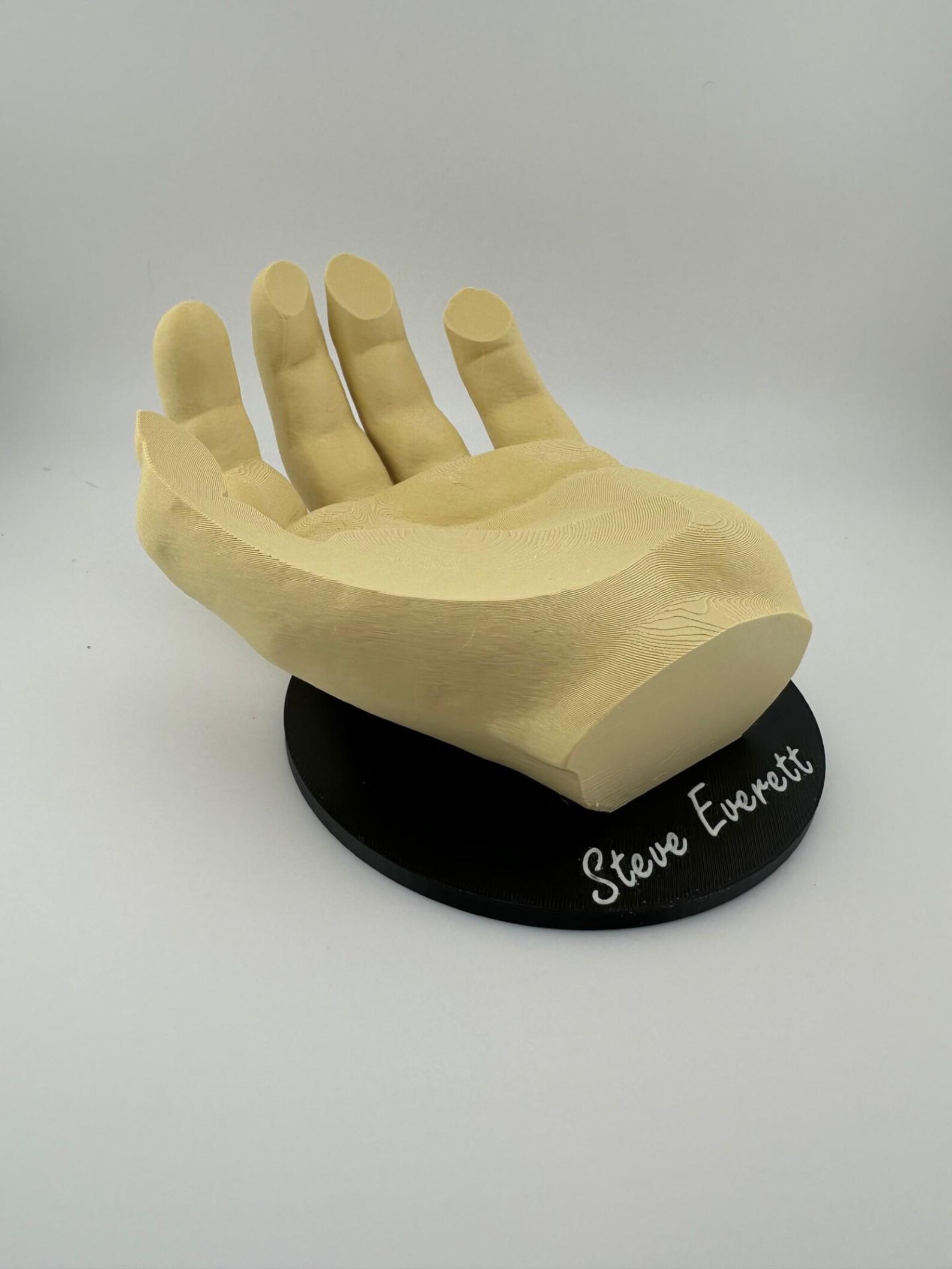 Bowling Ball Holder, Hand Shape, Light Shade, Personalized With Your ...
