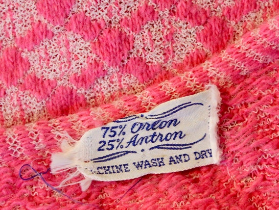 1970s vintage MOD tight, fitted Hot Pink double-knit … - Gem