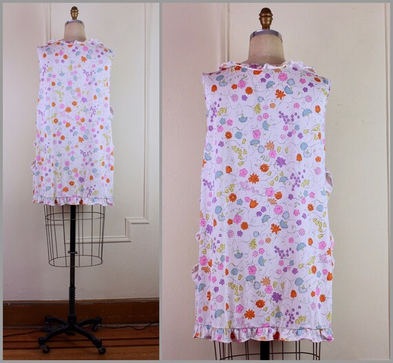 1960s Tricot Nylon VANITY FAIR Nightie Set - white + … - Gem