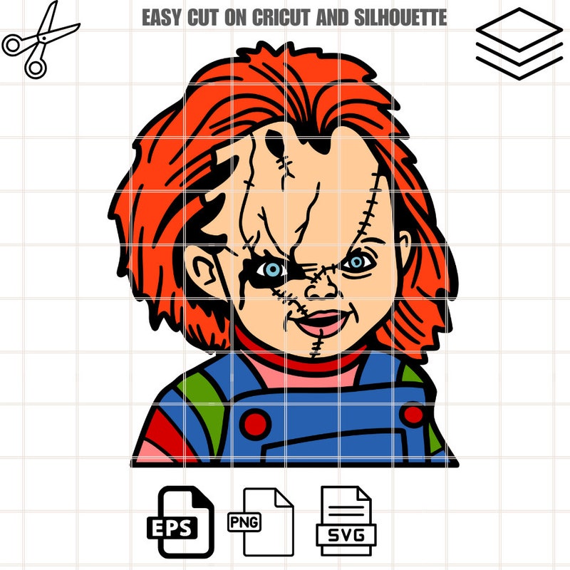 Chucky Face Png - Etsy