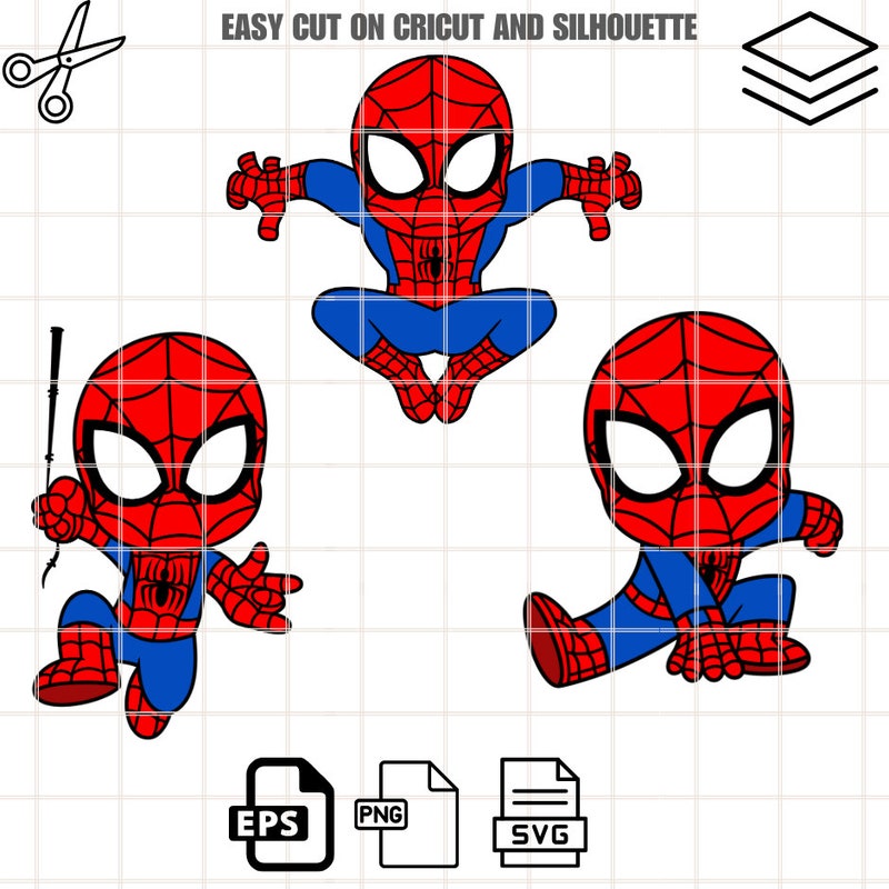 Cute Spiderman - Etsy