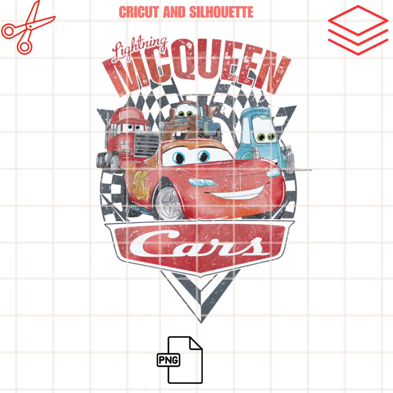 Lightning Mcqueen PNG Bundle: Cars Movie Clipart (digital Download) - Etsy