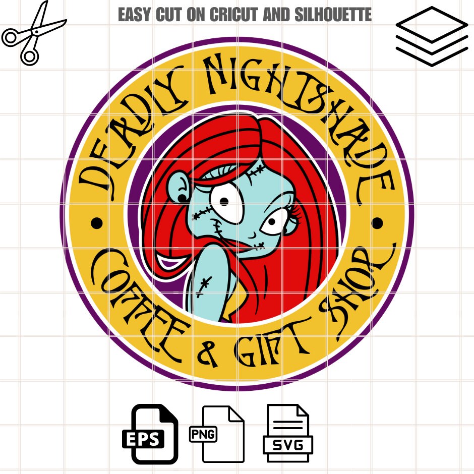 Deadly Nightshade Svg, Sally Skellington Svg, Halloween Svg, Starbucks ...