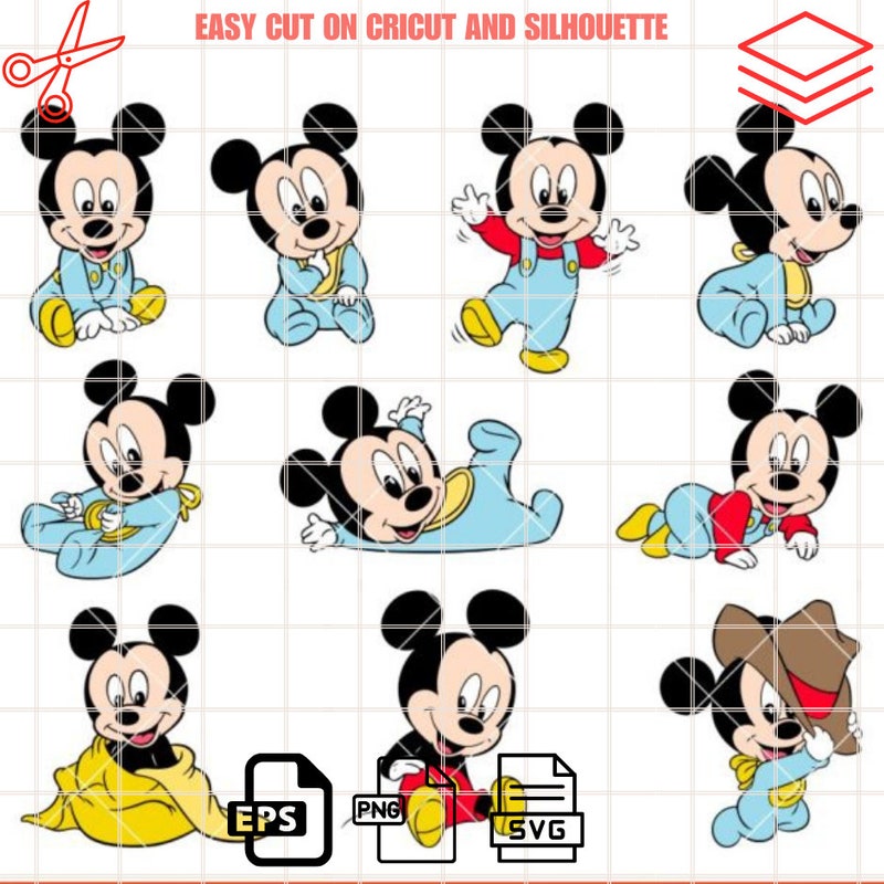 Mickey Svg - Etsy